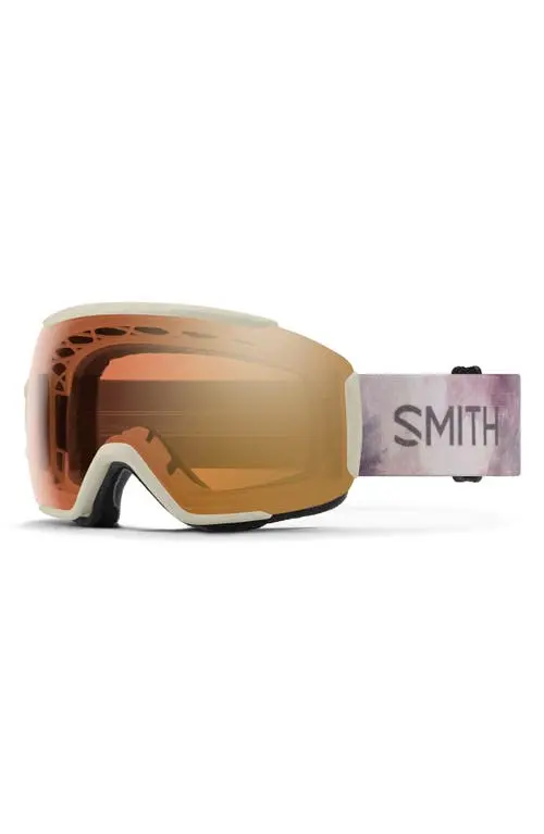 SMITH Sequence Chromapop™ Low Bridge Snow Goggles - Chalk Bleach / Gold