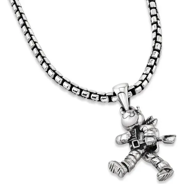ROOM101 Sterling Moon Pendant - Silver