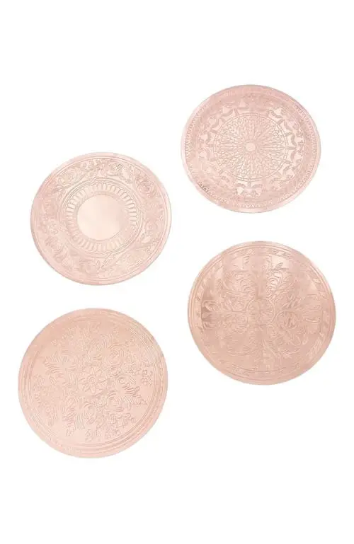 COPPERMILL KITCHEN Vintage Inspired Coasters Set - Copper