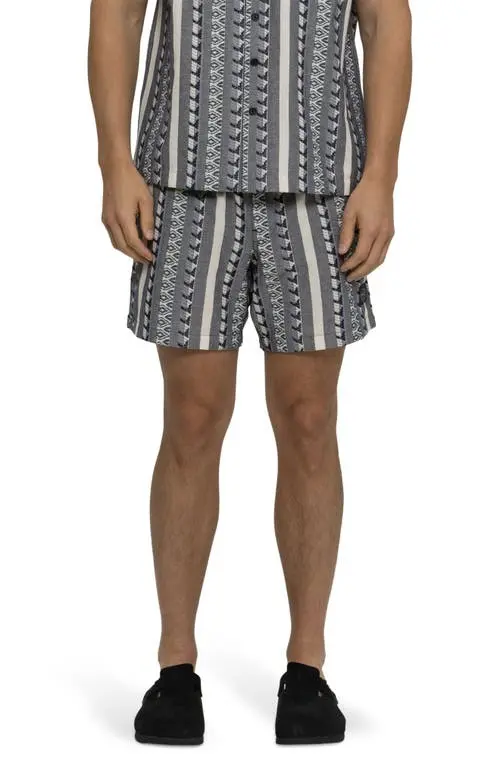 MAUI & SONS Dobby Fin Striped Shorts
