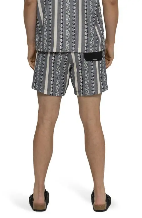 MAUI & SONS Dobby Fin Striped Shorts