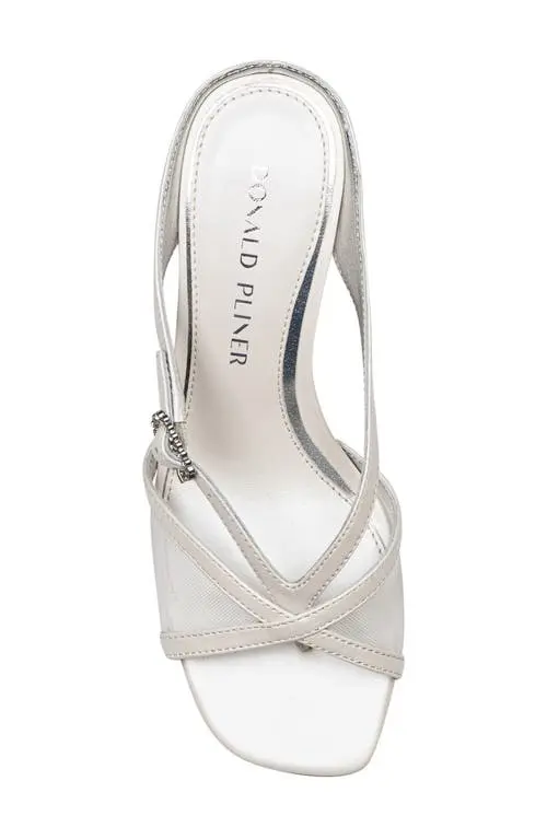 DONALD PLINER Remixx Slide Sandal - Pearl