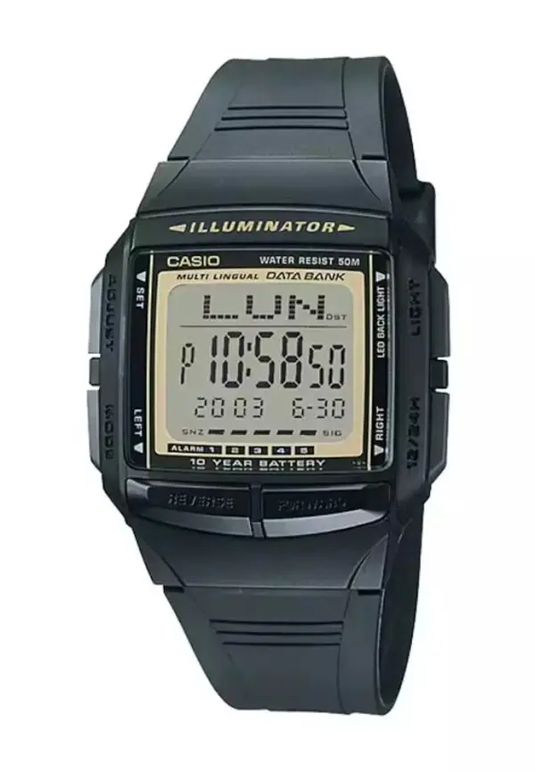 Casio Data Bank Digital Watch - Resin