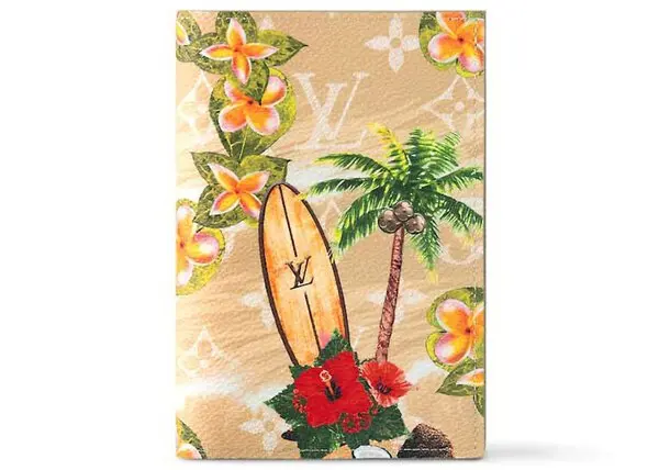 LOUIS VUITTON Passport Cover Monogram Surfin - Sand
