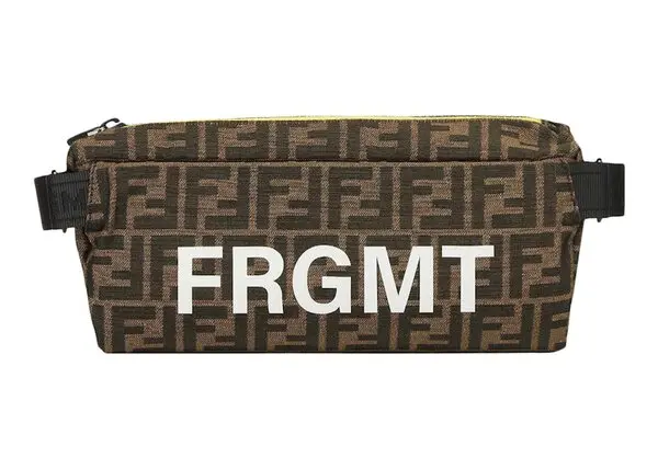 Fendi X Frgmt X Pokemon Ff Fabric Belt Bag - Brown