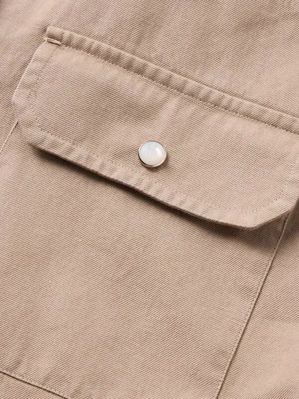 Zegna Slim-fit Cotton And Linen-blend Shirt