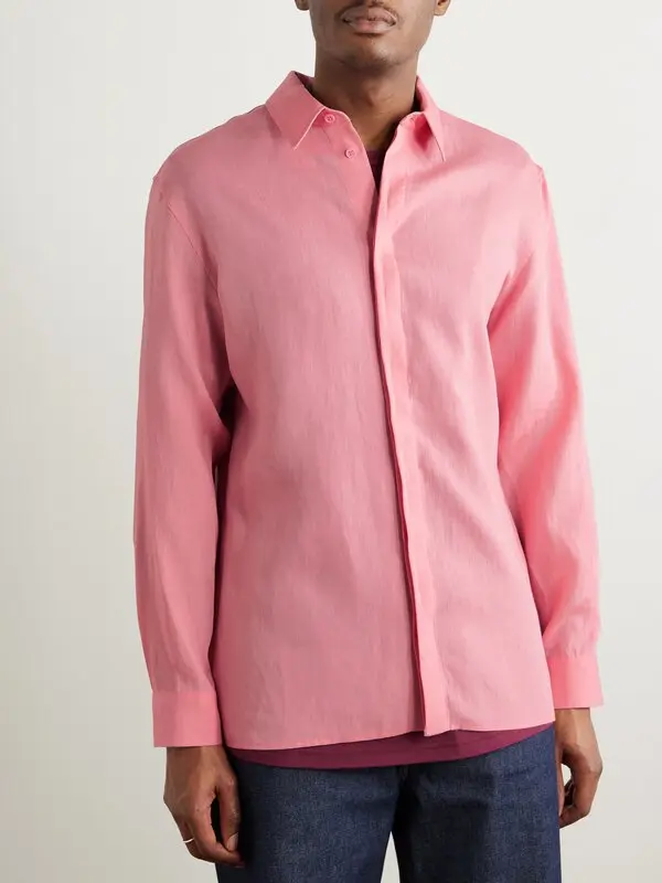 Gabriela Hearst Nicolas Linen Shirt