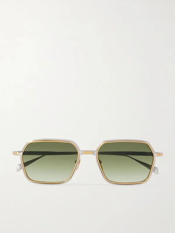 JACQUES MARIE MAGE Admiral Sunglasses - Gold