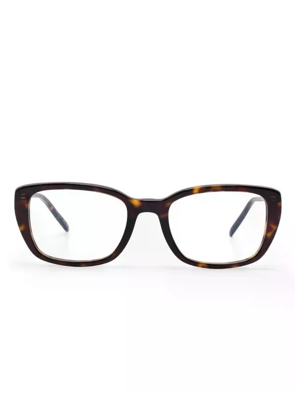 Saint Laurent Square-frame Glasses - Brown