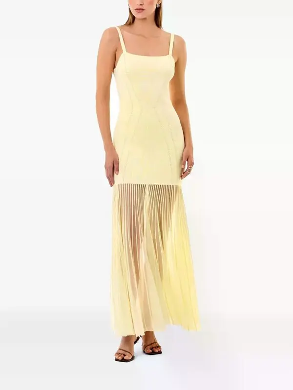 NICHOLAS Lyra Midi Dress - Yellow