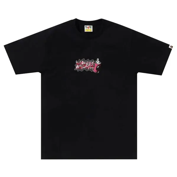 A BATHING APE Abc Camo Spray Can Tee - Black