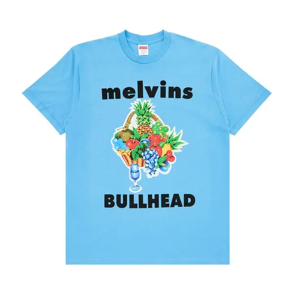 Supreme X Melvins Bullhead Tee 'bright - Blue