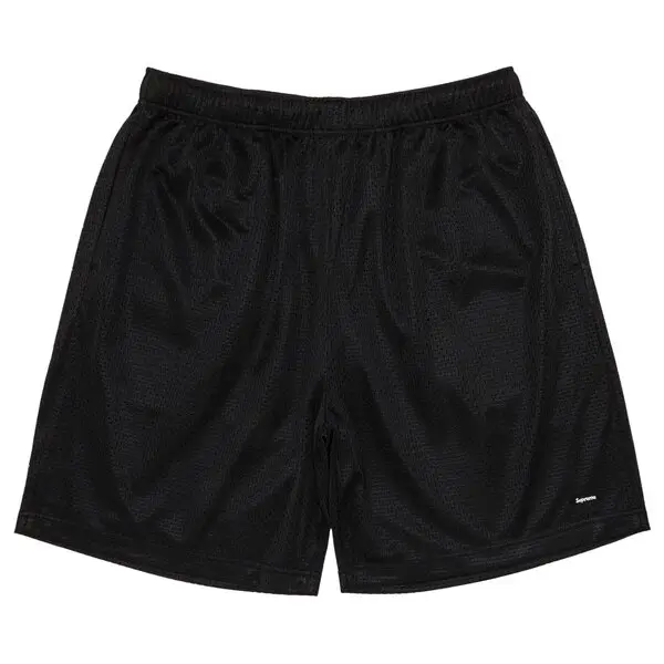 Supreme Small Box Baggy Mesh Short - Black