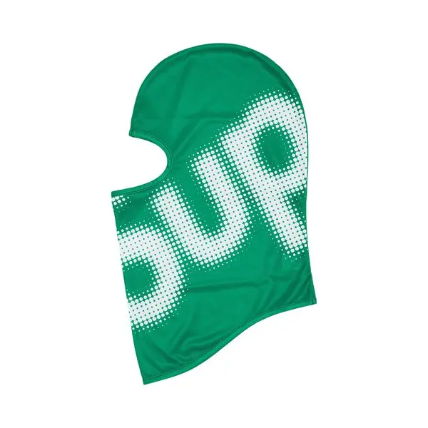 Supreme Halftone Lightweight Balaclava - Green