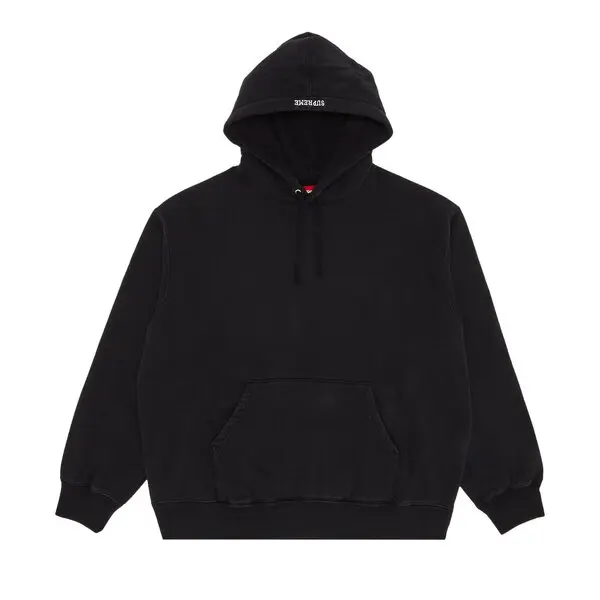 Supreme Paint Hooded Sweatshirt - Black
