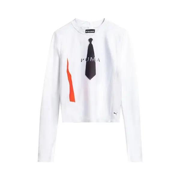 PUMA X Ottolinger Slim Long-sleeve Shirt - White