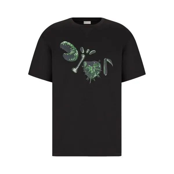 Dior X Cactus Jack Oversized T-shirt - Black