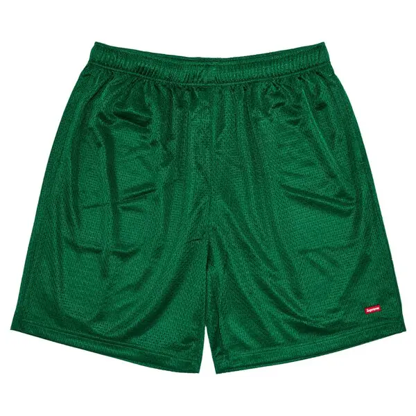 Supreme Small Box Baggy Mesh Short - Green