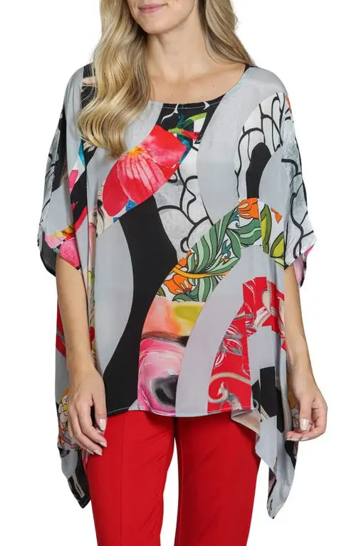 APNY Print Cupro Blend Caftan Top