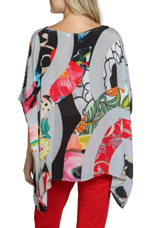 APNY Print Cupro Blend Caftan Top