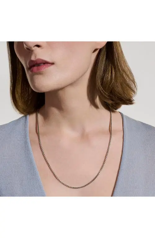 John Hardy Box Chain Necklace - Silver