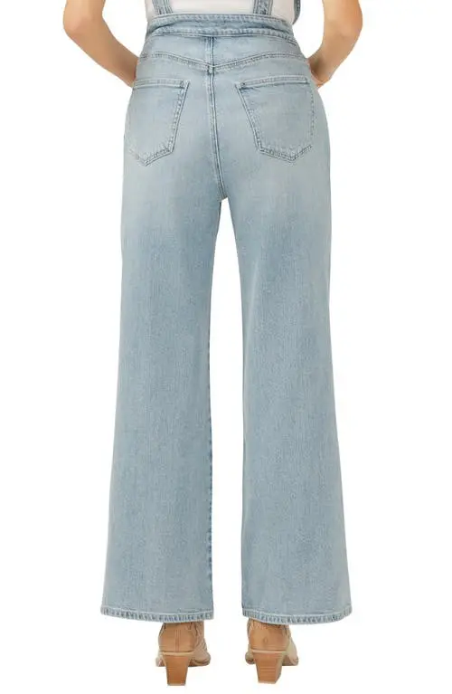 SILVER JEANS CO. Wide Leg Denim Overalls