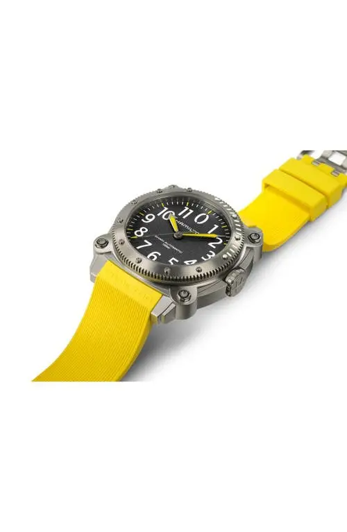 Hamilton Khaki Navy Belowzero Automatic Strap Watch