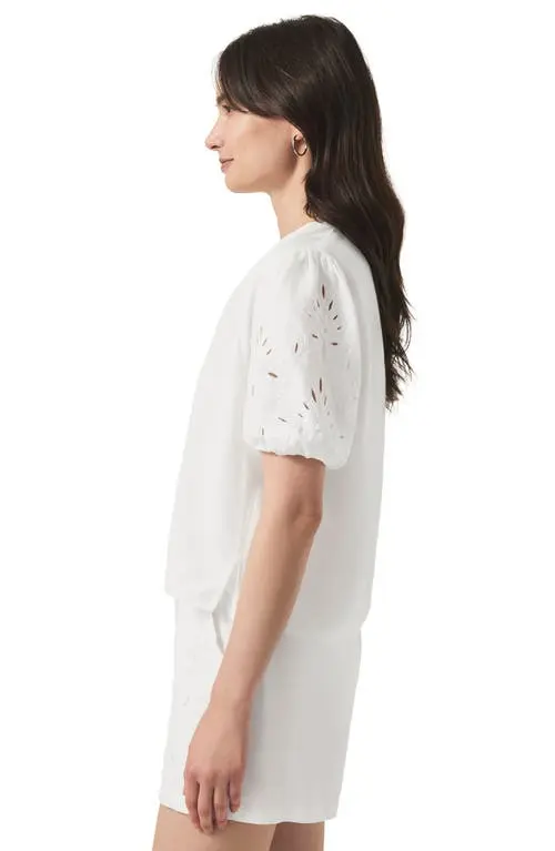 Splendid Cayden Embroidered Eyelet Top
