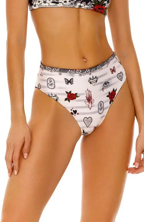 Agua Bendita Penelope Thorn Reversible High Waist Bikini Bottom