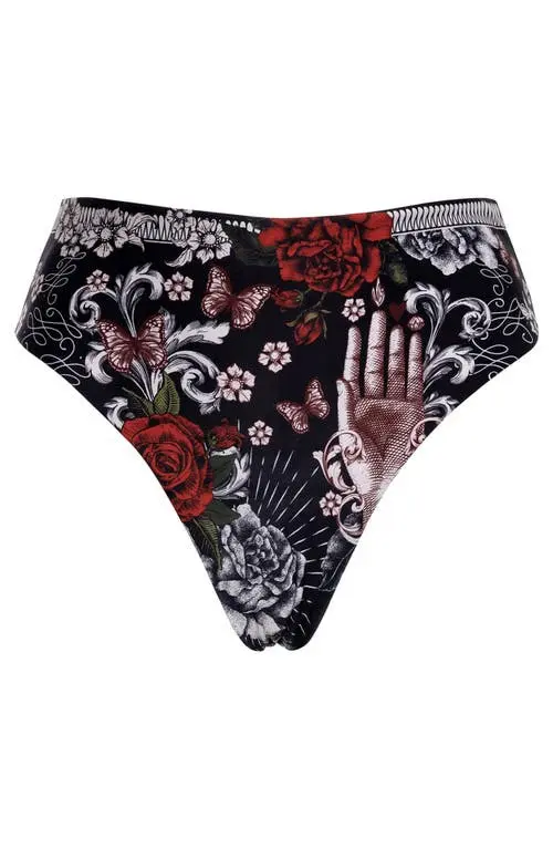 Agua Bendita Penelope Thorn Reversible High Waist Bikini Bottom