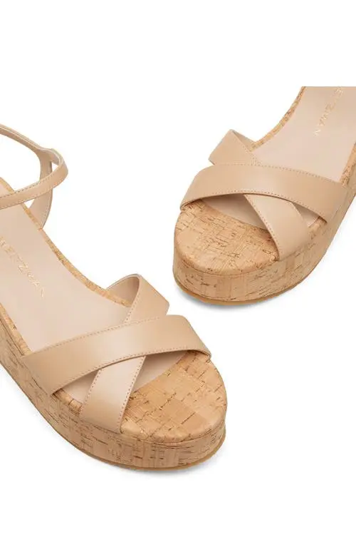 STUART WEITZMAN Dayna Platform Wedge Sandals