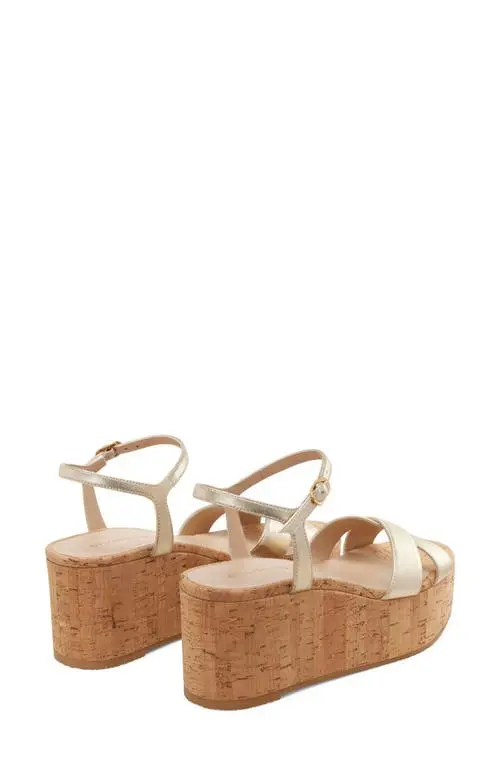 STUART WEITZMAN Dayna Platform Wedge Sandals