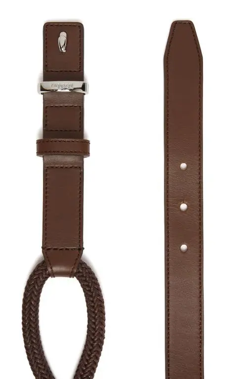 Max Mara Rope Loop Leather Belt