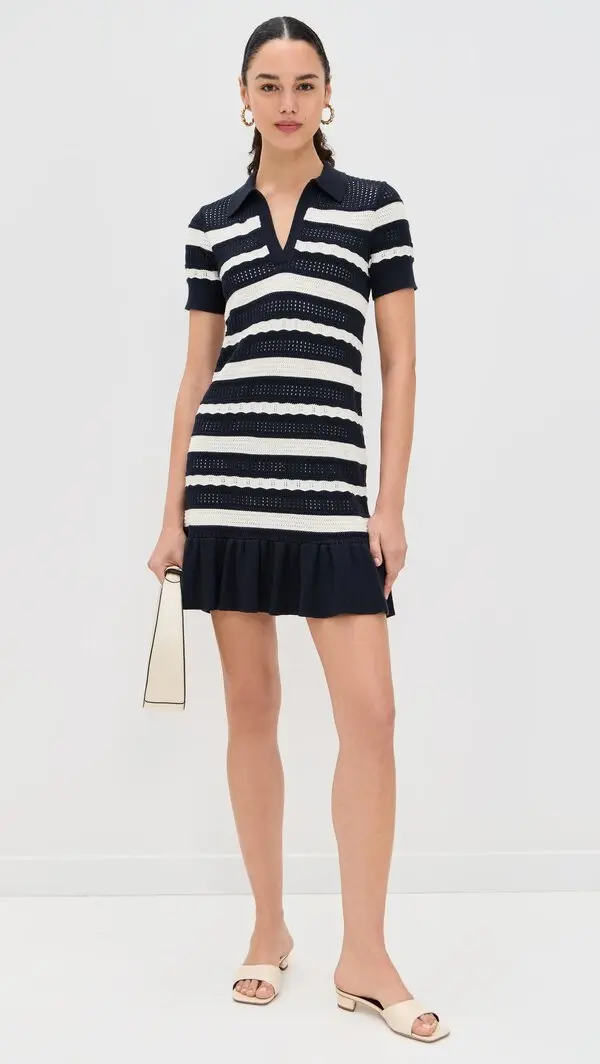 Clementine Knit Polo Dress
