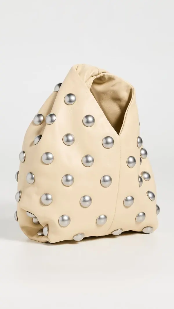 A.L.C. Simone Studded Lambskin Bag - Butter/nickel