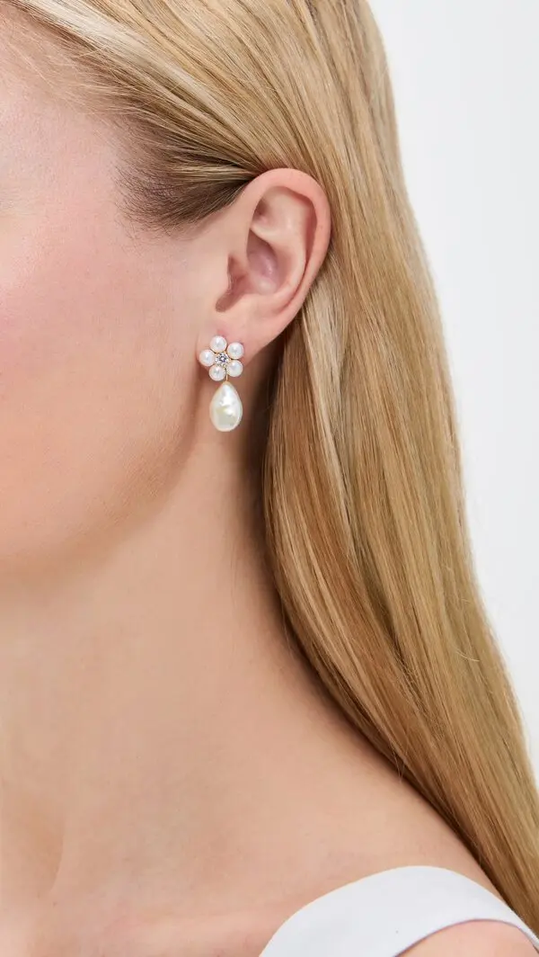 Shashi Daisy Drop Earrings
