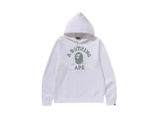 A BATHING APE Bitmap College Pullover Hoodie