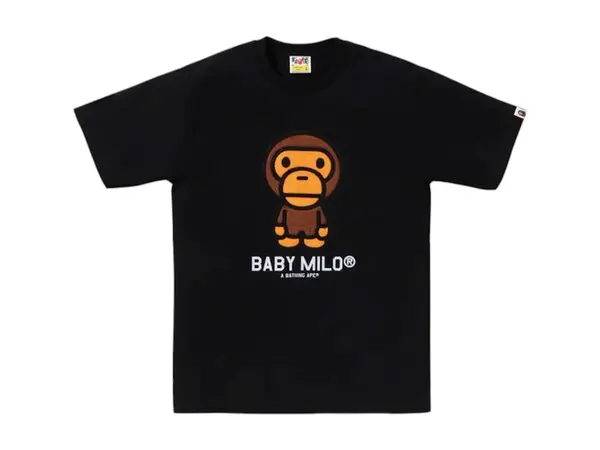 A BATHING APE Boa Baby Milo C Tee Shirt - Black