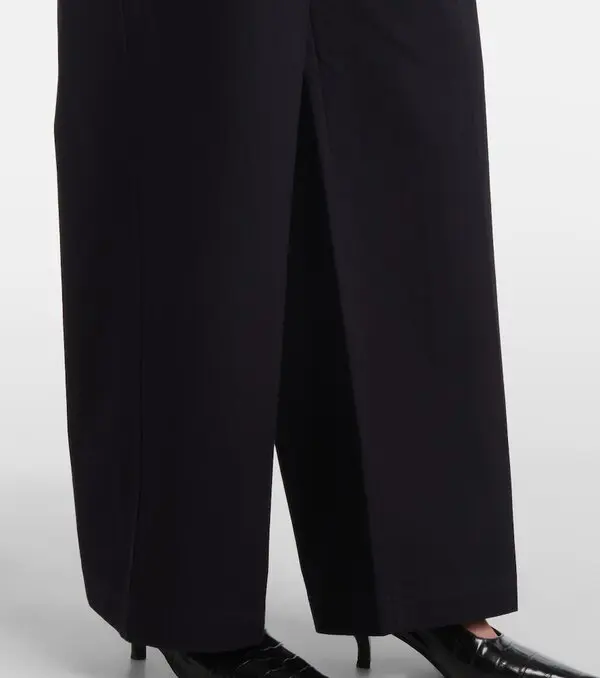 TOTEME Mid-rise Cotton Twill Chinos - Blue
