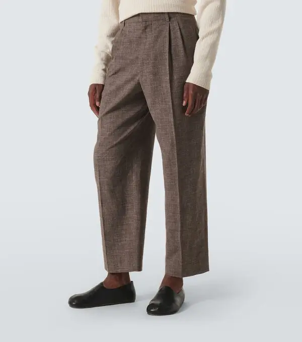 The Row Silas Straight Pants - Brown | Editorialist