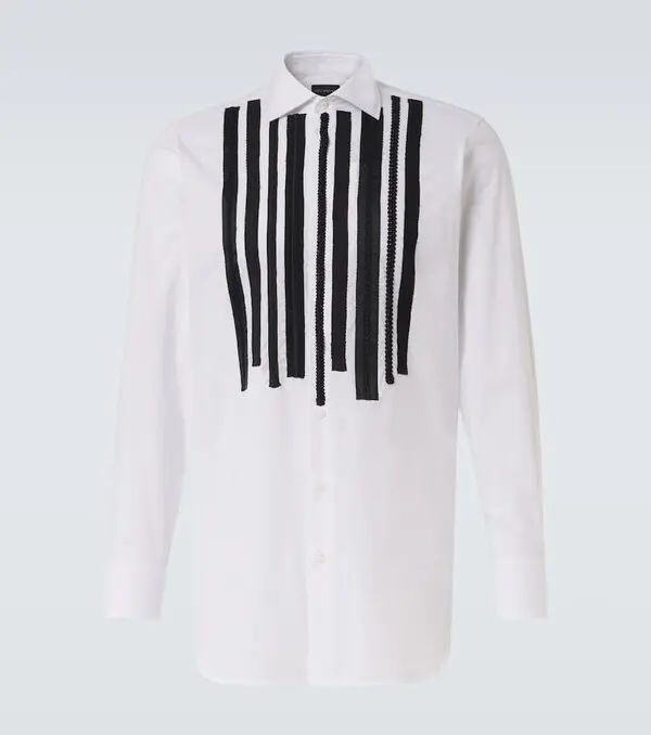 Junya Watanabe X Guy Rover Striped Cotton Shirt
