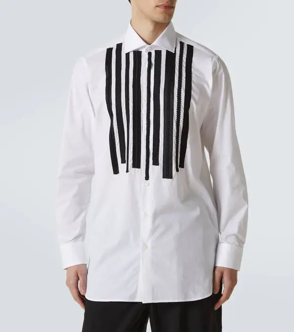 Junya Watanabe X Guy Rover Striped Cotton Shirt