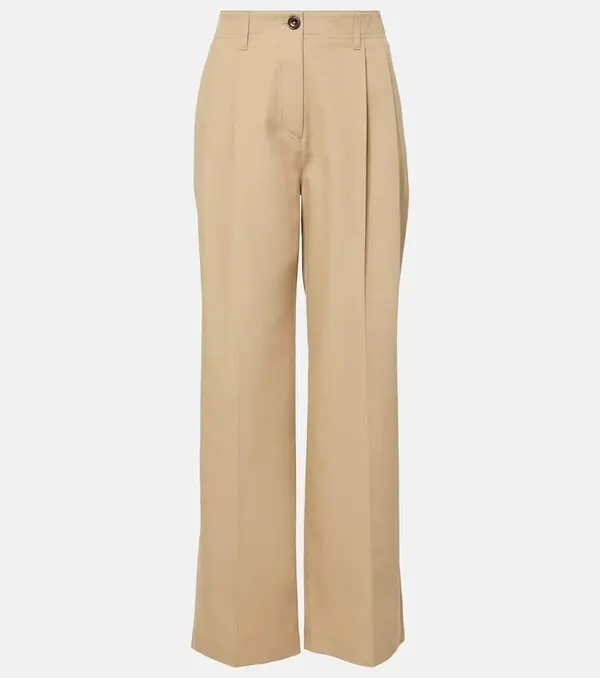 TOTEME Cotton Wide-leg Trousers