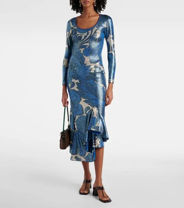 Etro Printed Midi Dress
