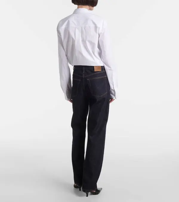 TOTEME Mid-rise Straight Leg Jeans - Blue