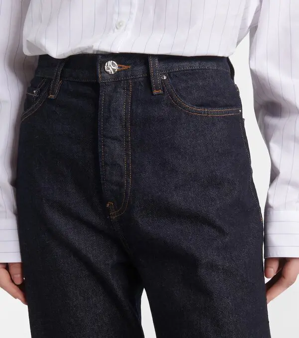 TOTEME Mid-rise Straight Leg Jeans - Blue