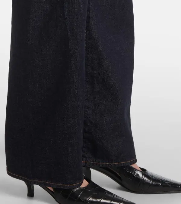 TOTEME Mid-rise Straight Leg Jeans - Blue