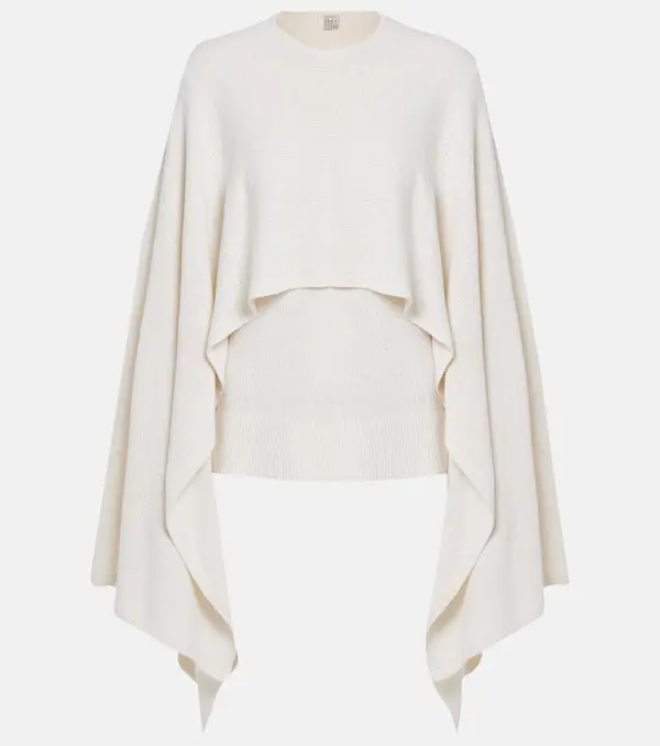 TOTEME Knitted Silk Cape