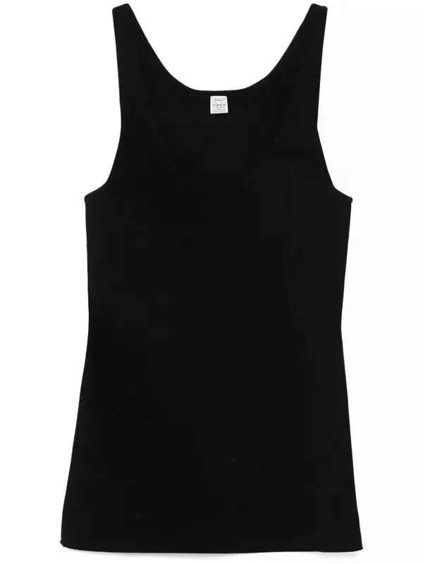 TOTEME Knitted Tank Top - Black