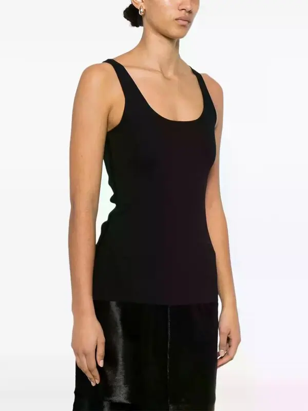 TOTEME Knitted Tank Top - Black